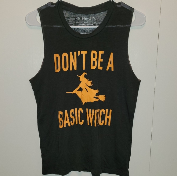 Fifth Sun | Tops | Halloween Basic Witch Tank | Poshmark